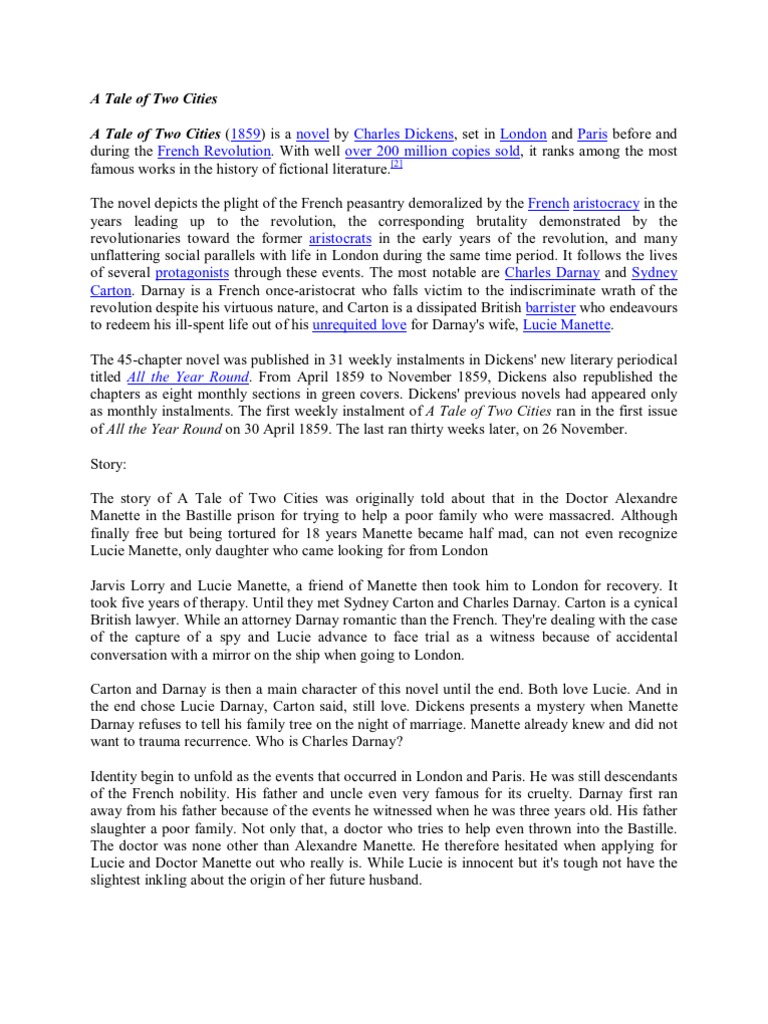 A Tale of Two Cities | PDF