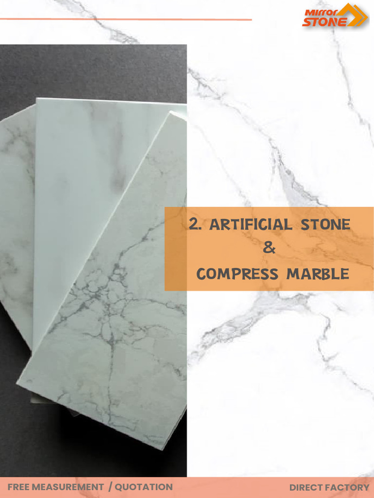 MS Catalog - Artificial&compress Marble June2024 | PDF | Masonry | Rocks