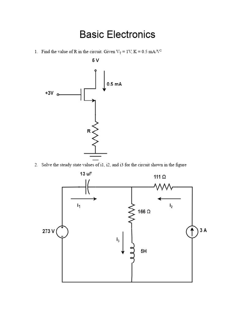 Basic Electronics - Slot 1 | PDF