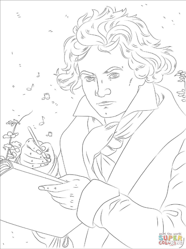 Beethoven Colorir | PDF