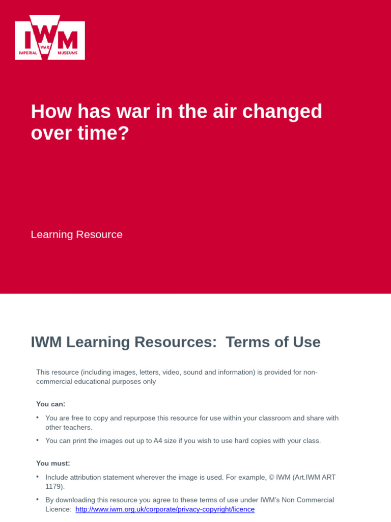 Learning Resource War in The Air | PDF | Fighter Aircraft | Boeing B 29 ...