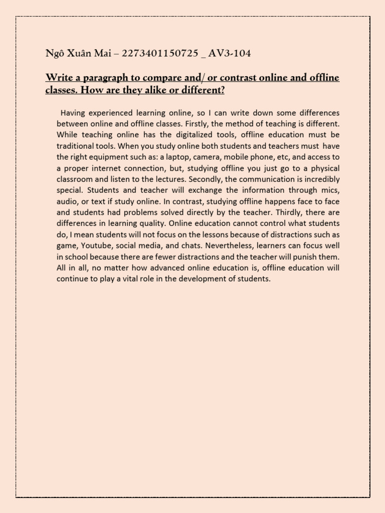 Paragraph 1 Av3 | PDF