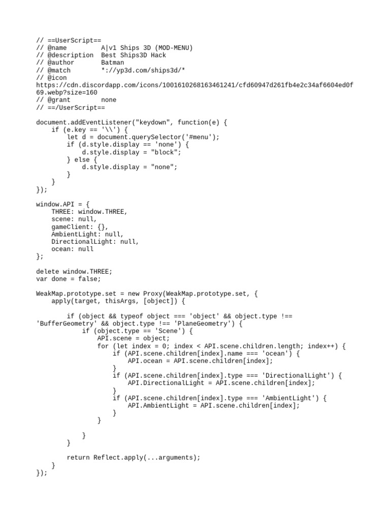 Ship3D Hacks | PDF | Computer Programming | Software Engineering
