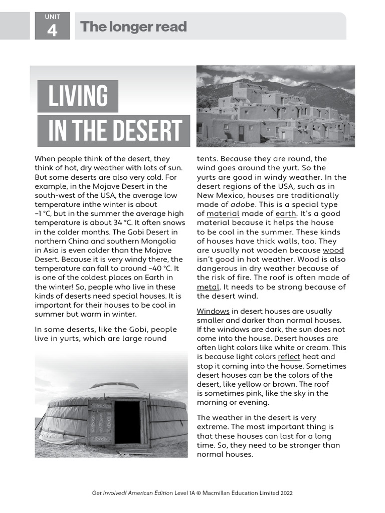 Giae L1a Long Read U4 | PDF | Desert | Weather