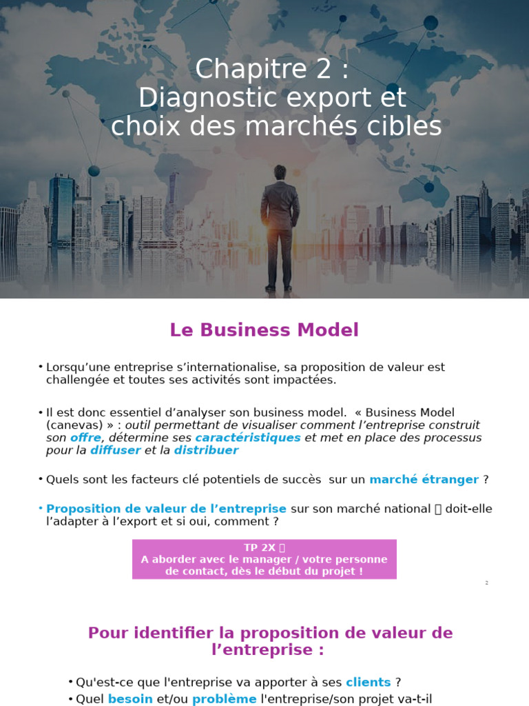 Cours 5 - Chapitre 2 - Diagnostic Export Et Choix Des Marchã©s Cibles ...