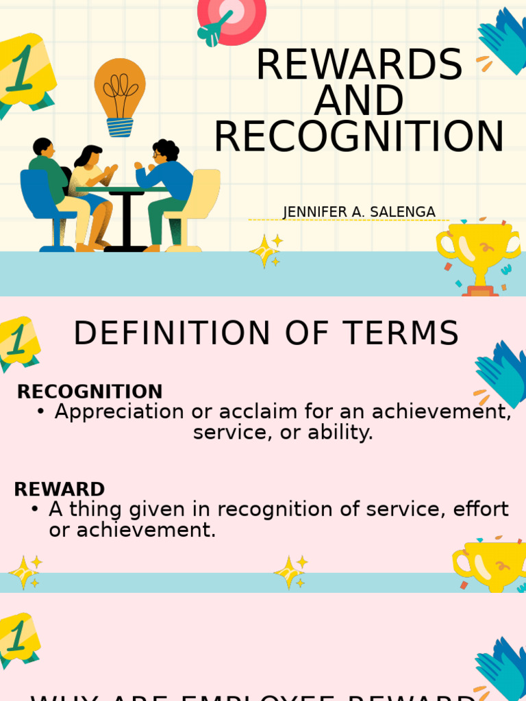 Rewards and Recognition (Part 1) | PDF | Cognition | Applied Psychology