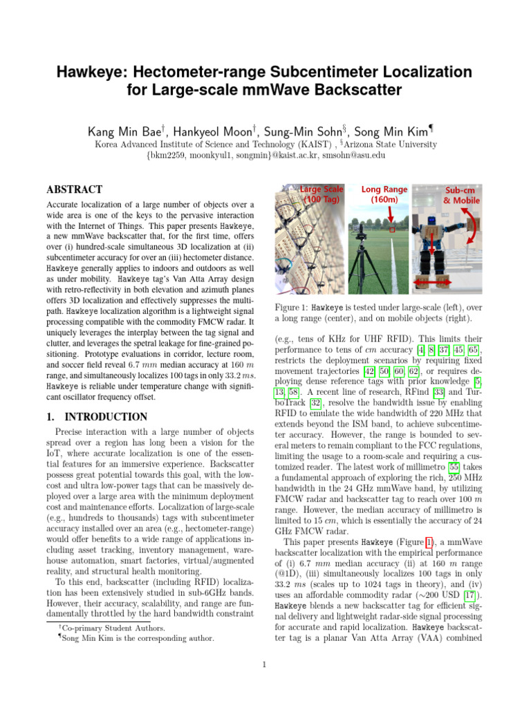 2301.02402 Hawkeye | PDF | Frequency Modulation | Antenna (Radio)