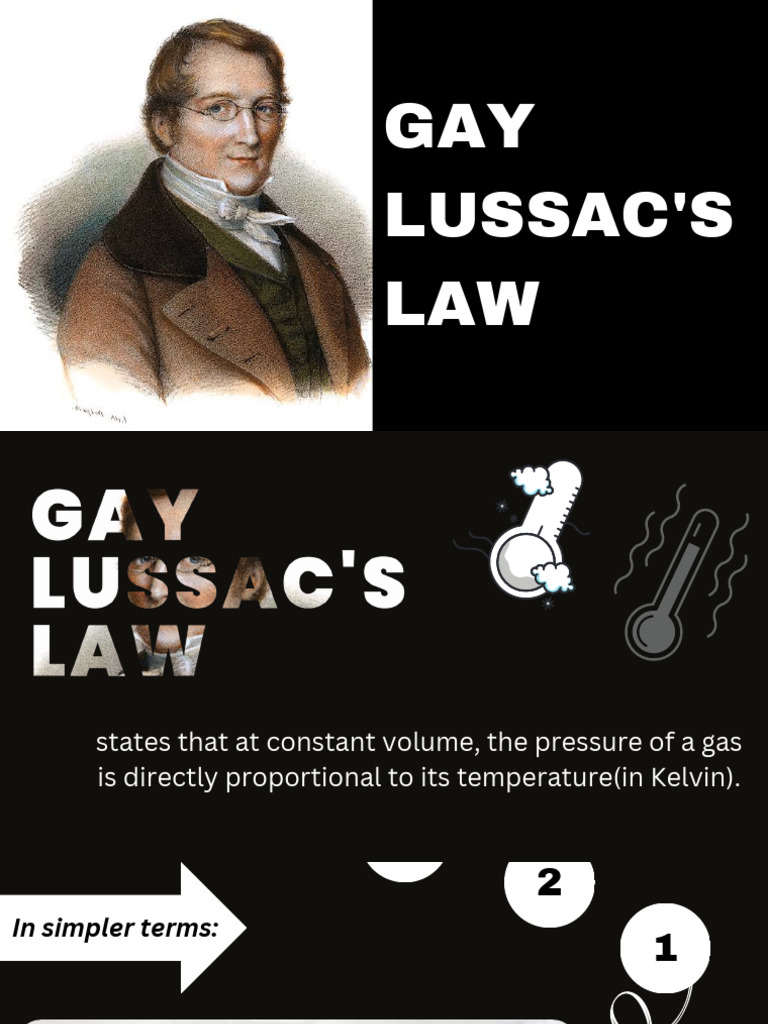 Gay Lussac's Law | PDF