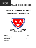 Geography Grade 10 Paper 2 (Final Examination 2022) | PDF | Water ...