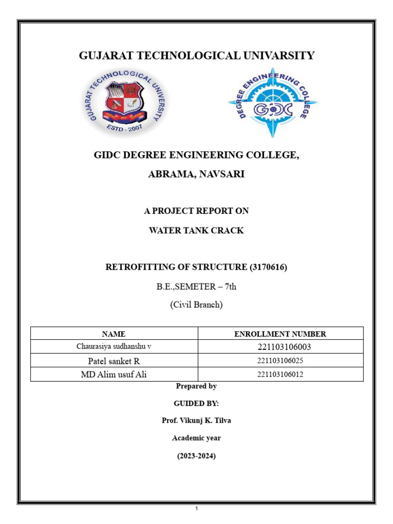 Crack Report 11 | PDF | Concrete | Fracture