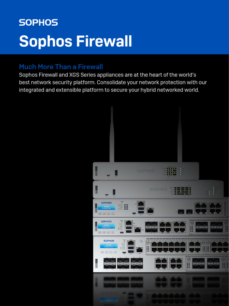 Sophos-Firewall-Brochure | PDF | Computer Network | Firewall (Computing)