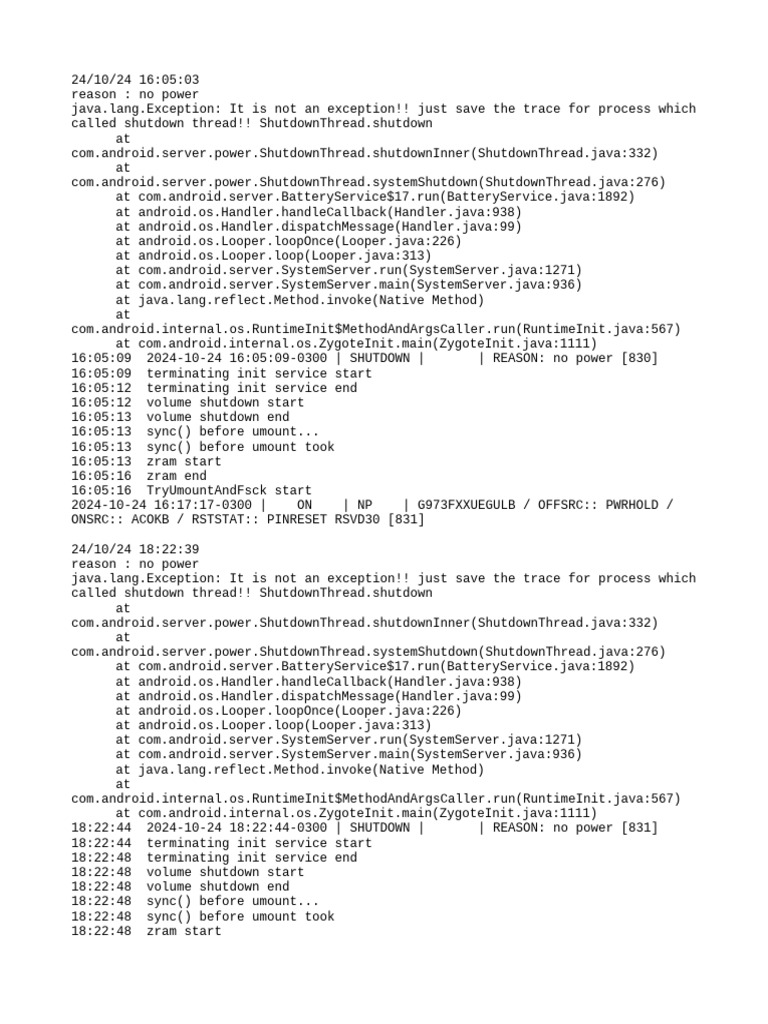 Power Off Reset Reason Pdf Java Programming Language Computer Programming