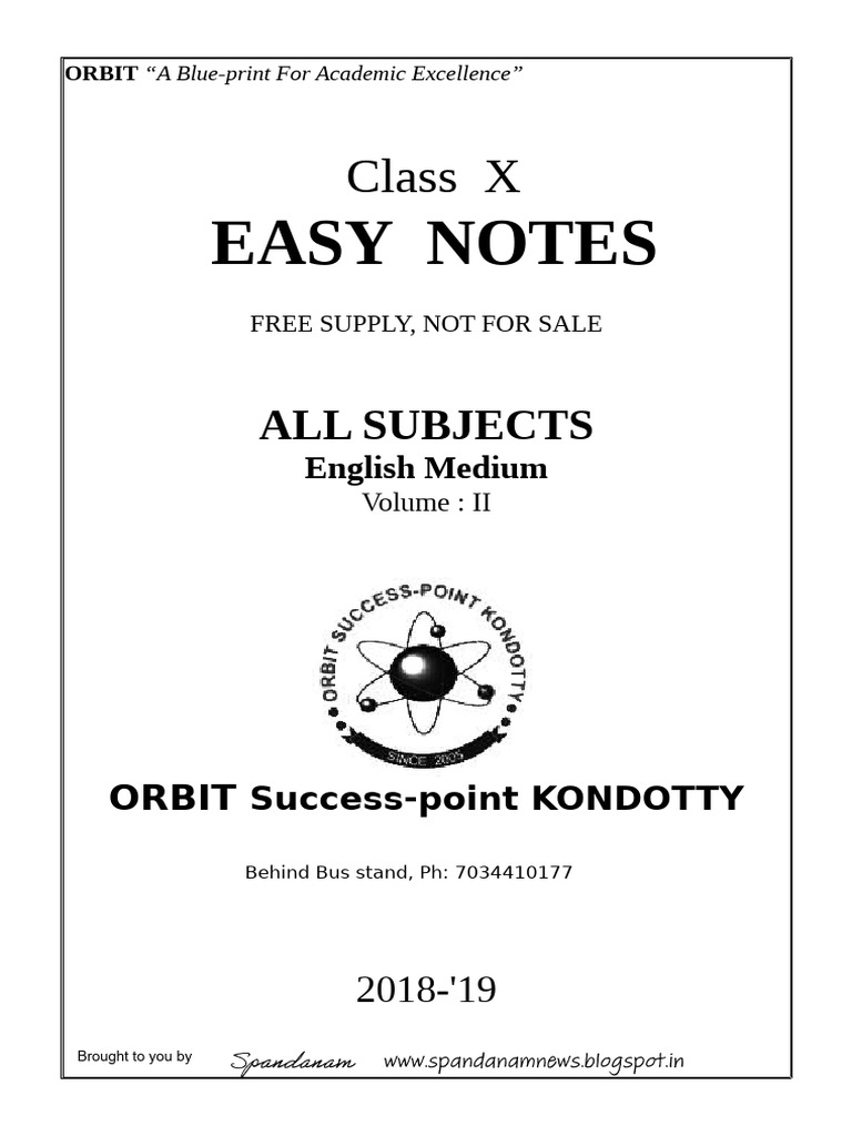 SSLC Booklet Vol.2 Eng Med by ORBIT Kondotty | PDF | Mahatma Gandhi