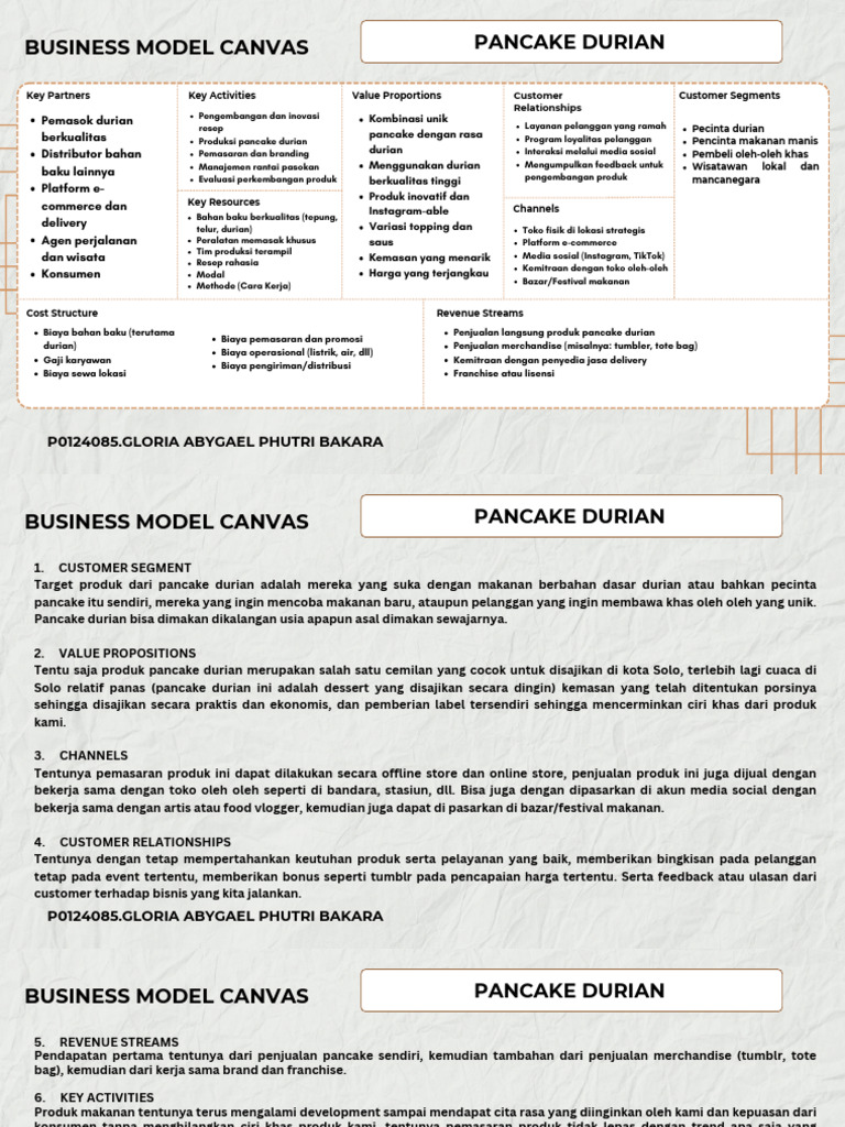 Business Model Canvas | PDF