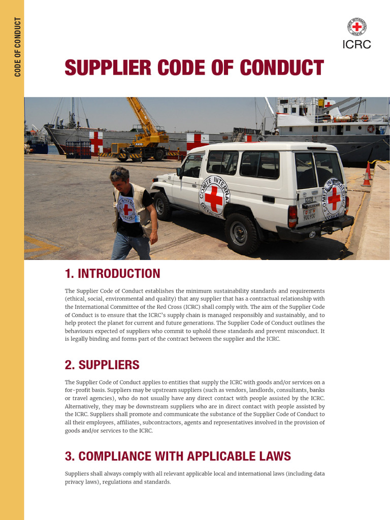 Annex B Supplier Code of Conduct en | PDF | Supply Chain | Waste
