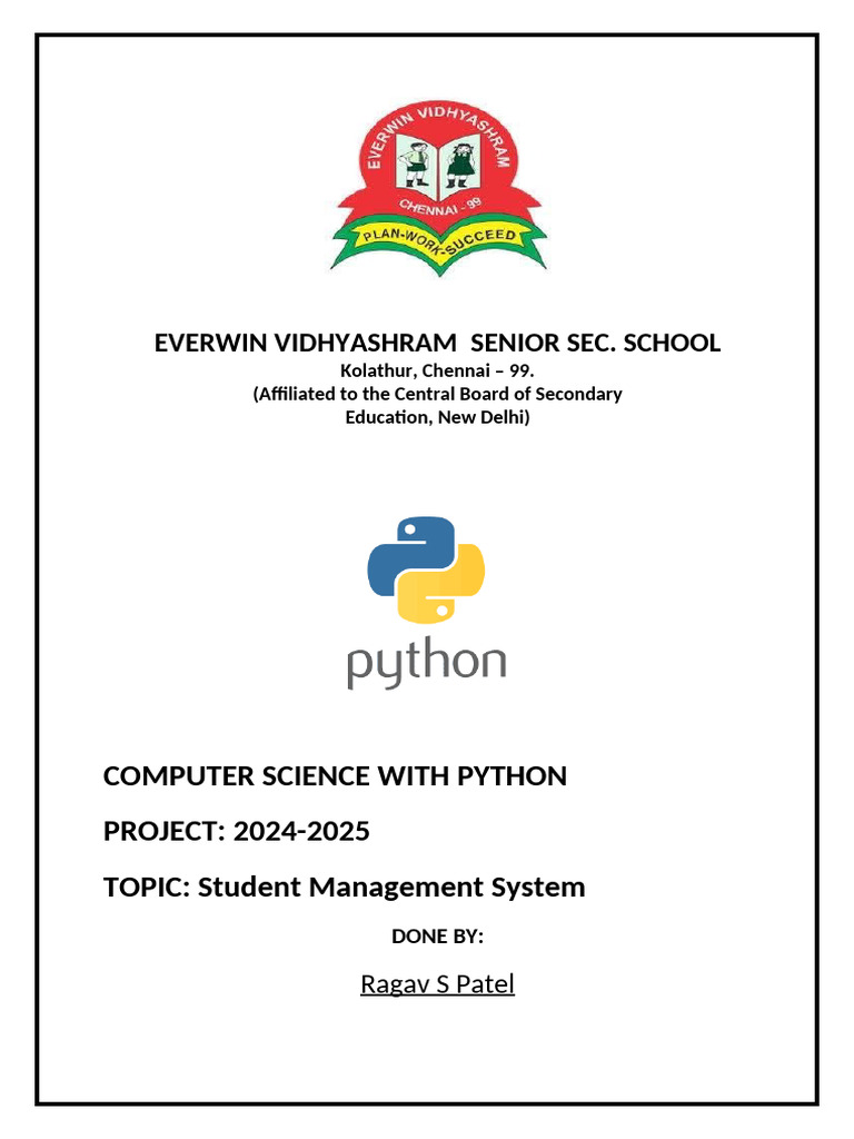 ragav | PDF | Python (Programming Language) | Computer Programming