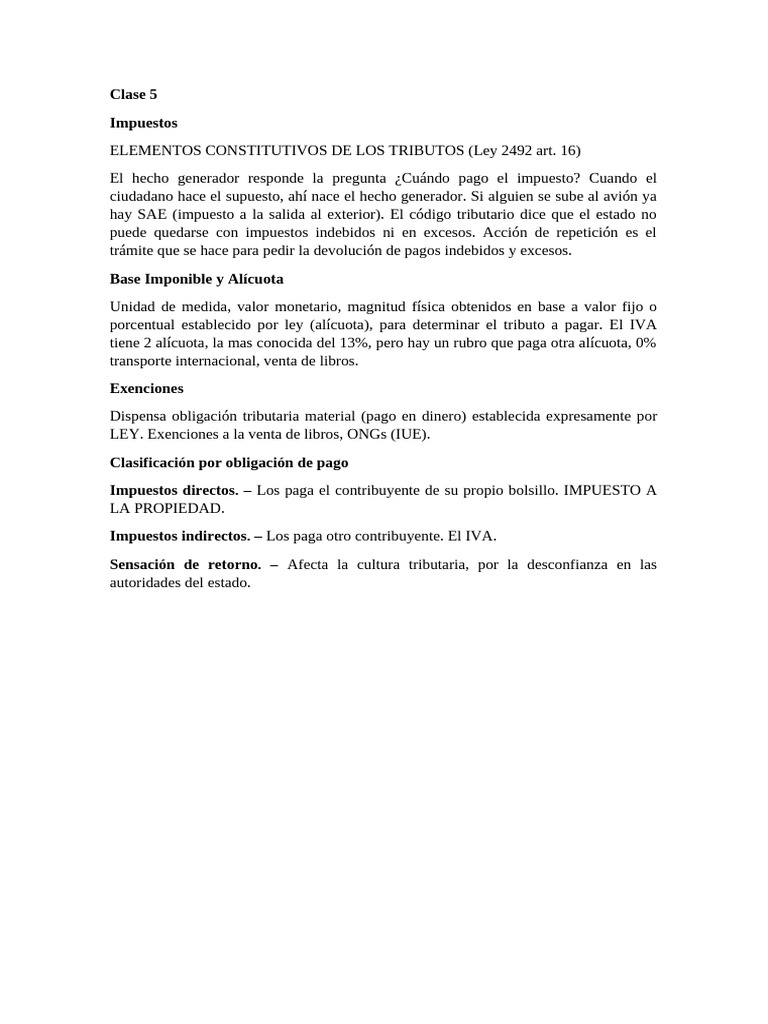 Clase 5 | PDF