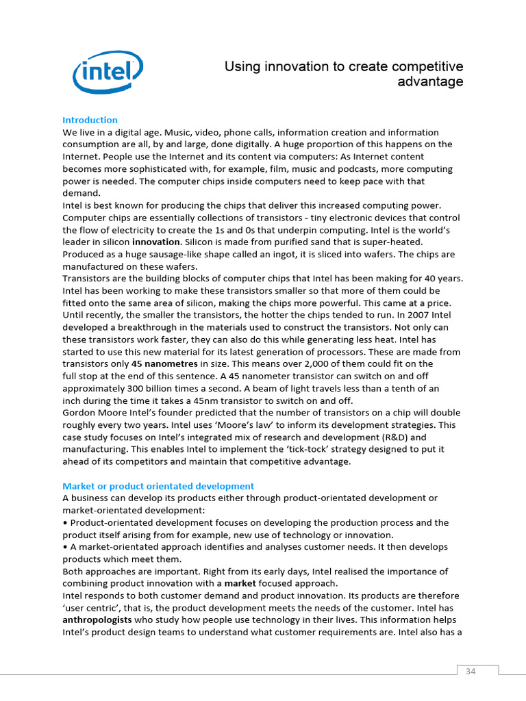 Intel Case | PDF | Intel | Integrated Circuit