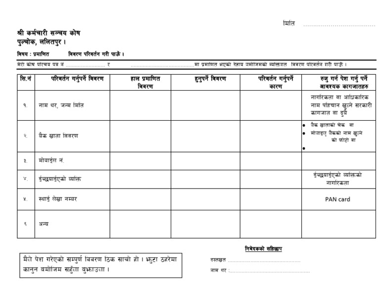 Individual KYC Update Declaration Form-F937 | PDF