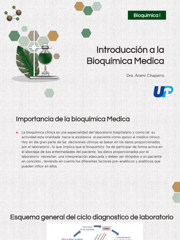 Introduccion A La Bioquimica Medica PDF | PDF | Diagnostico medico | Clínica