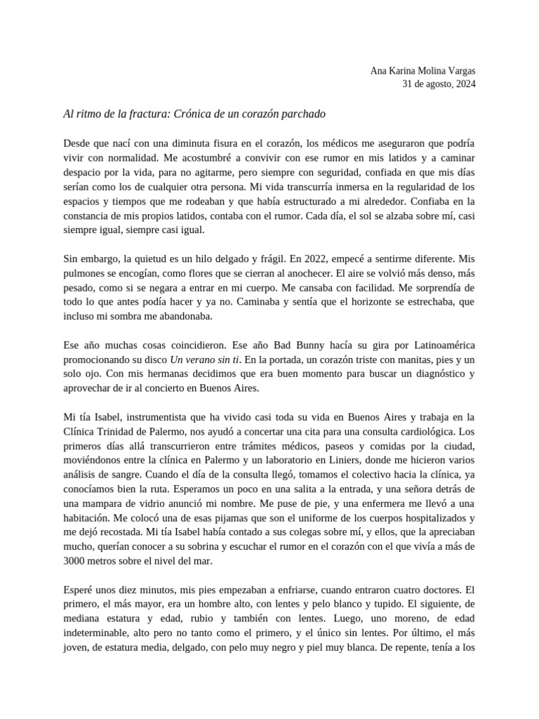 Molina Vargas, Ana Karina - Al Ritmo de La Fractura - Crónica de Un ...