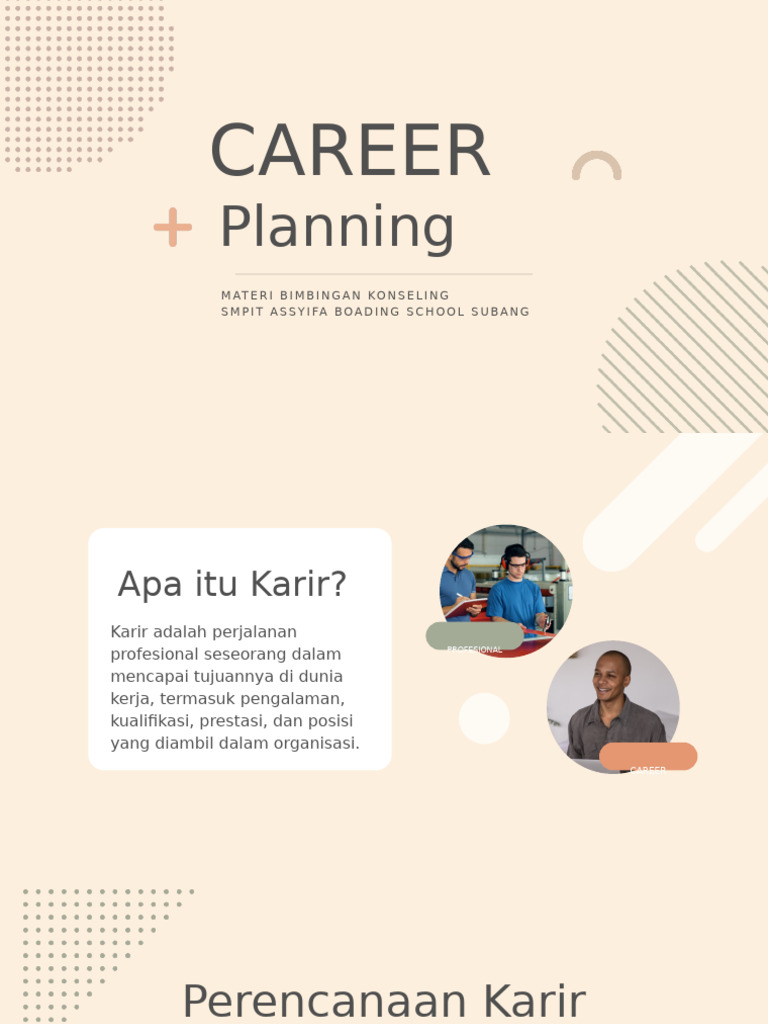 Perencanaan Karir BK | PDF | Karier & Perkembangan