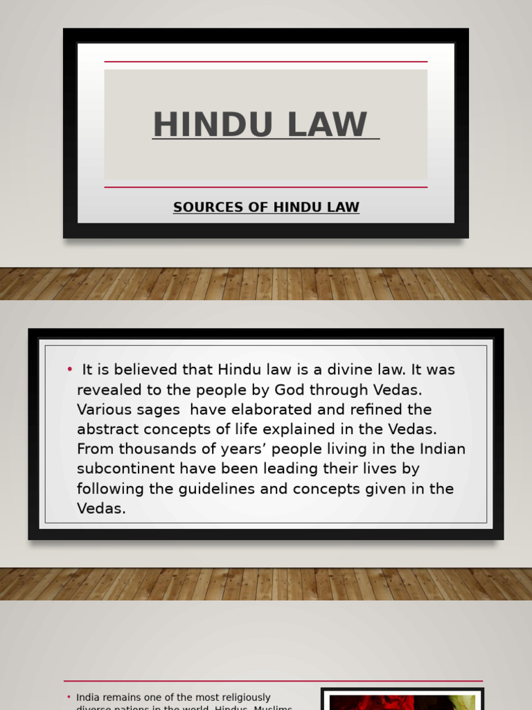 Sources of Hindu Law | PDF | Vedas | Hindu Literature