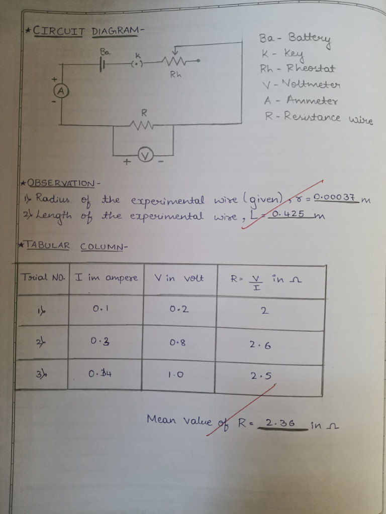 Physics Lab Record | PDF