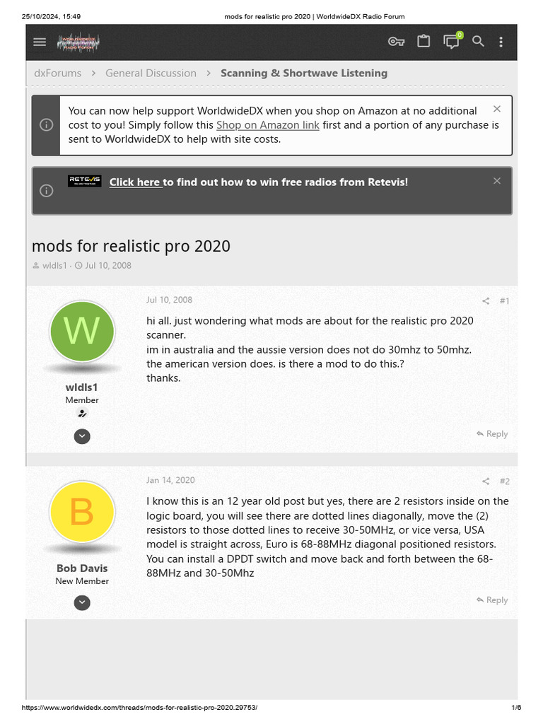 Realistic Pro 2020 Modifications Guide | PDF | Random Access Memory ...
