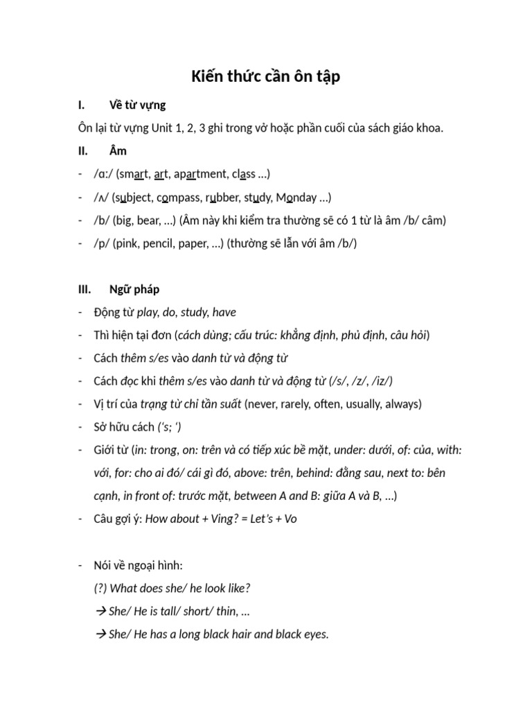 Ôn tập GHKI | PDF