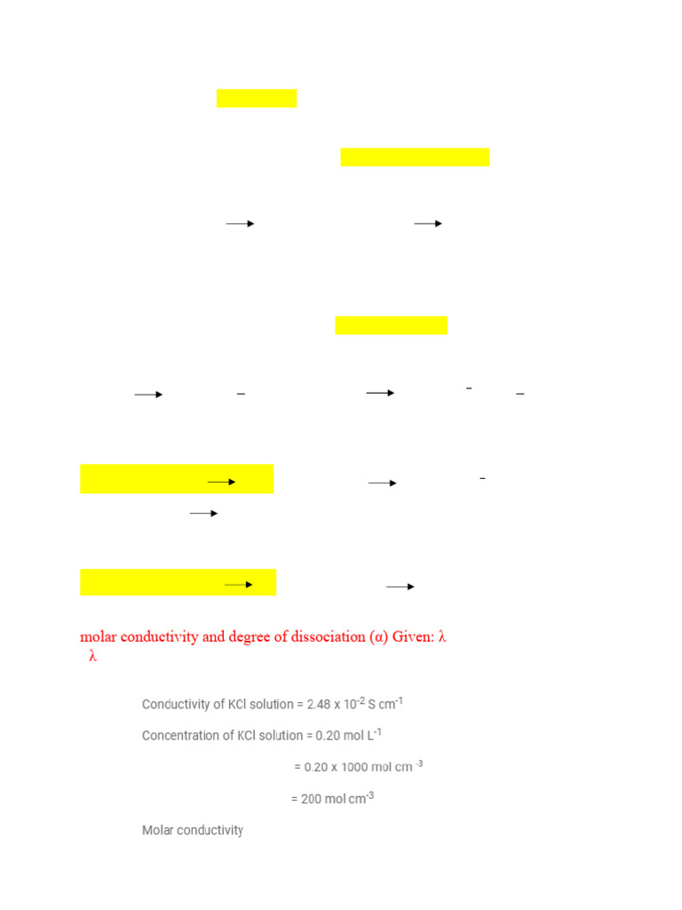 Electro Chemistry Pyq & Solutions | PDF | Applied And Interdisciplinary ...