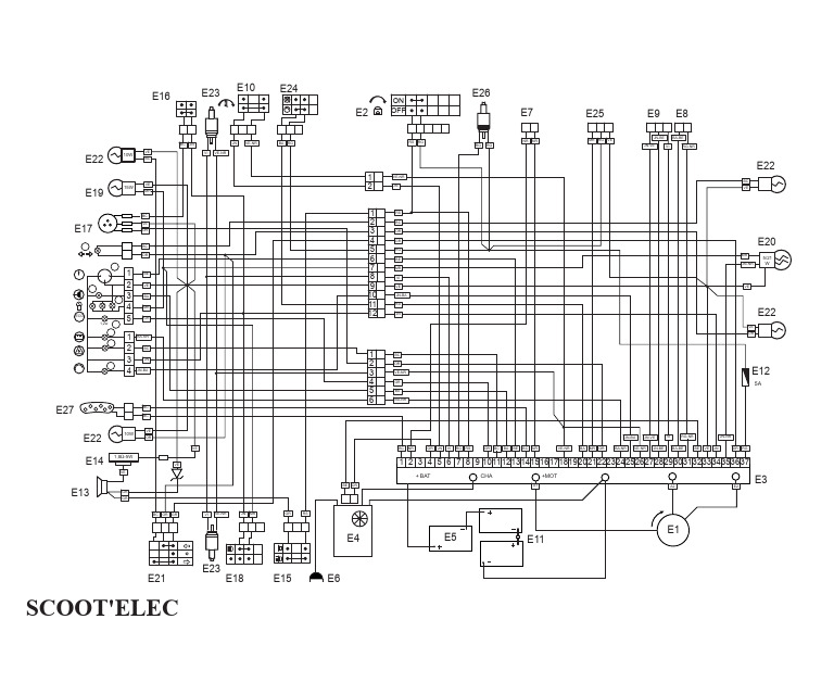 SCOOTER ELEC Scootelec (Buxy) Schã©ma Ã©lectrique | PDF