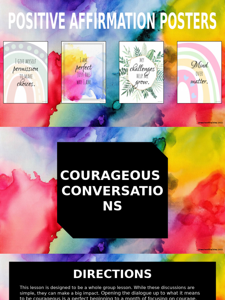Courageous Conversations | PDF