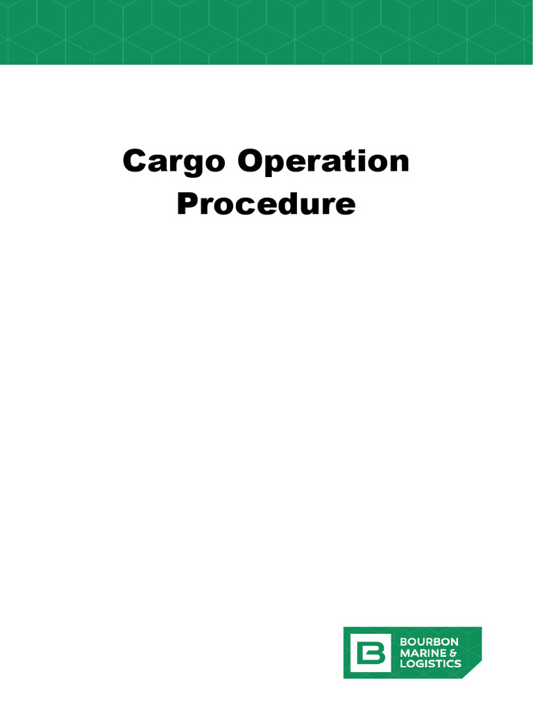 BML K4 PRD.1028 Ver.02 Cargo Operation Procedure | PDF | Cargo | Crane ...