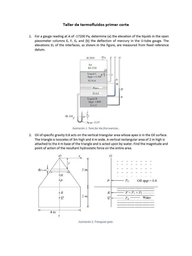 Workshop of Thermofluids - First Part | PDF