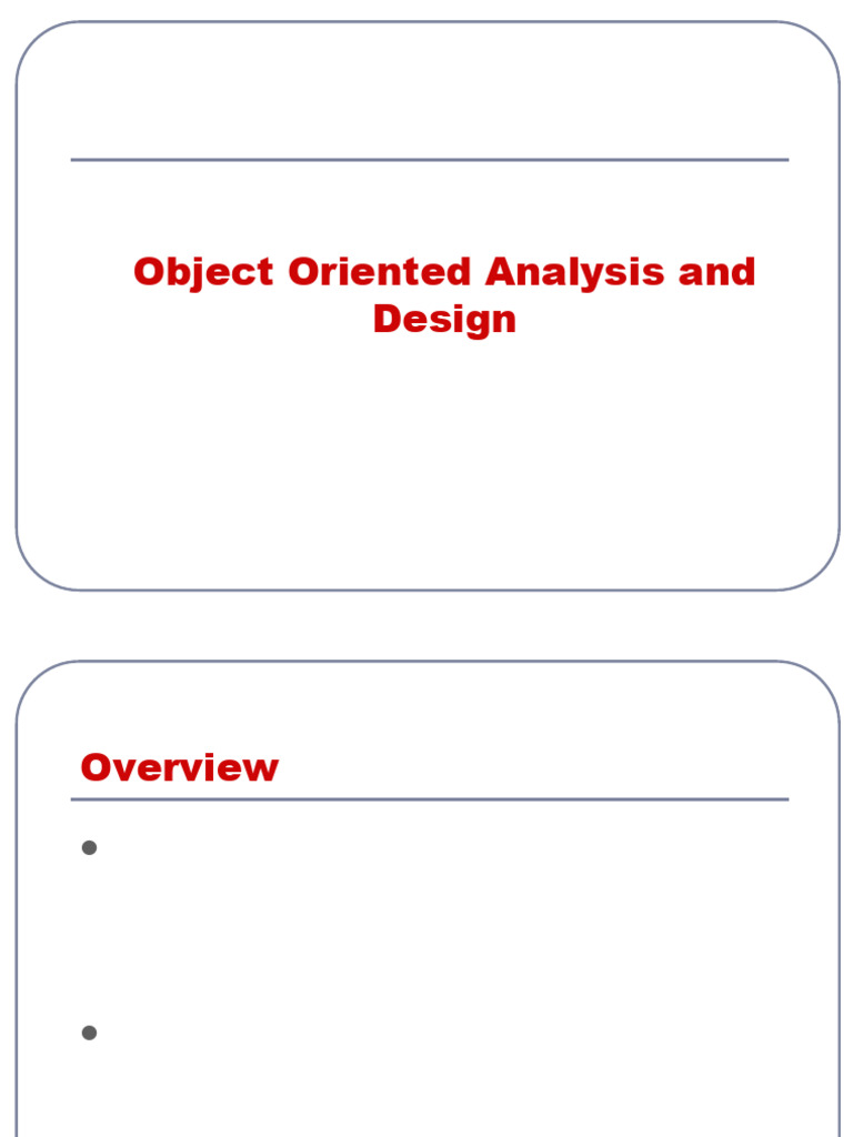 Lecture 02 Object Orientation And Analysis Pdf Inheritance Object Oriented Programming 