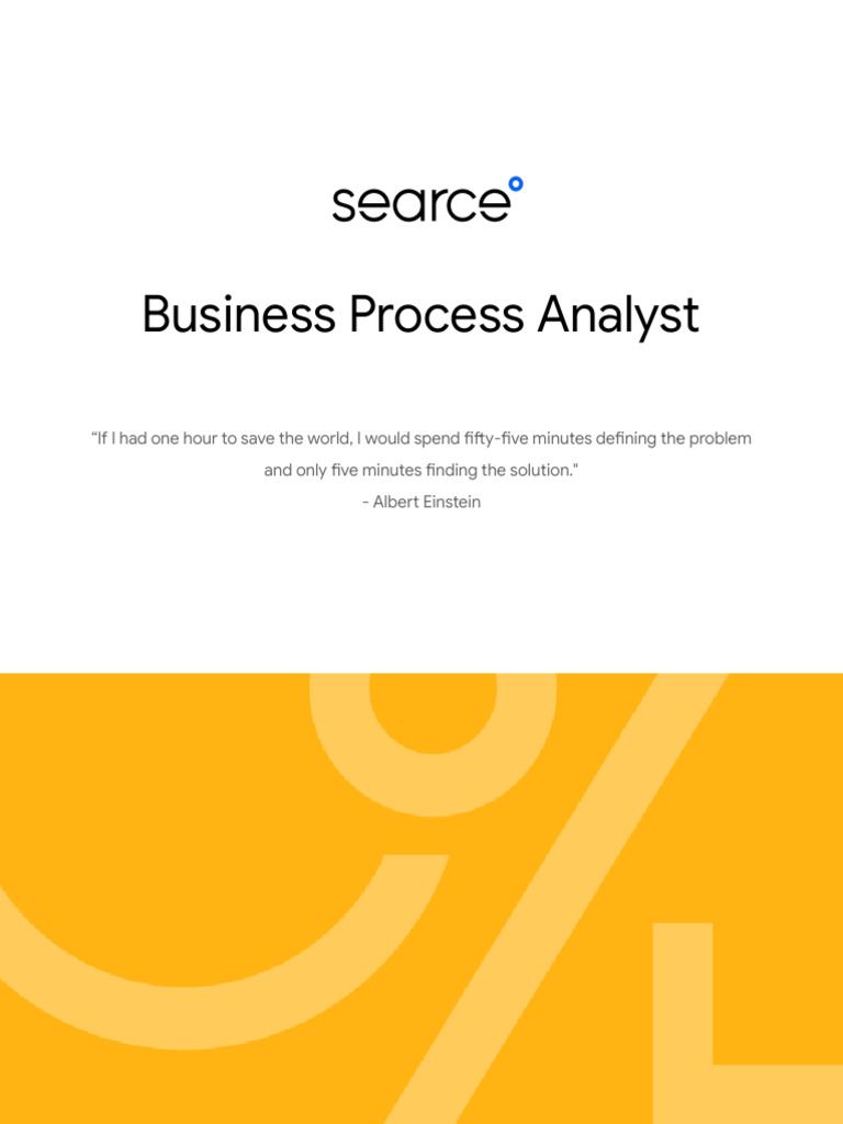 Business Process Analyst Role | PDF | Business | Cognitive Science