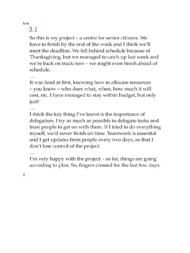 Audio Transcript Unit 3 | PDF