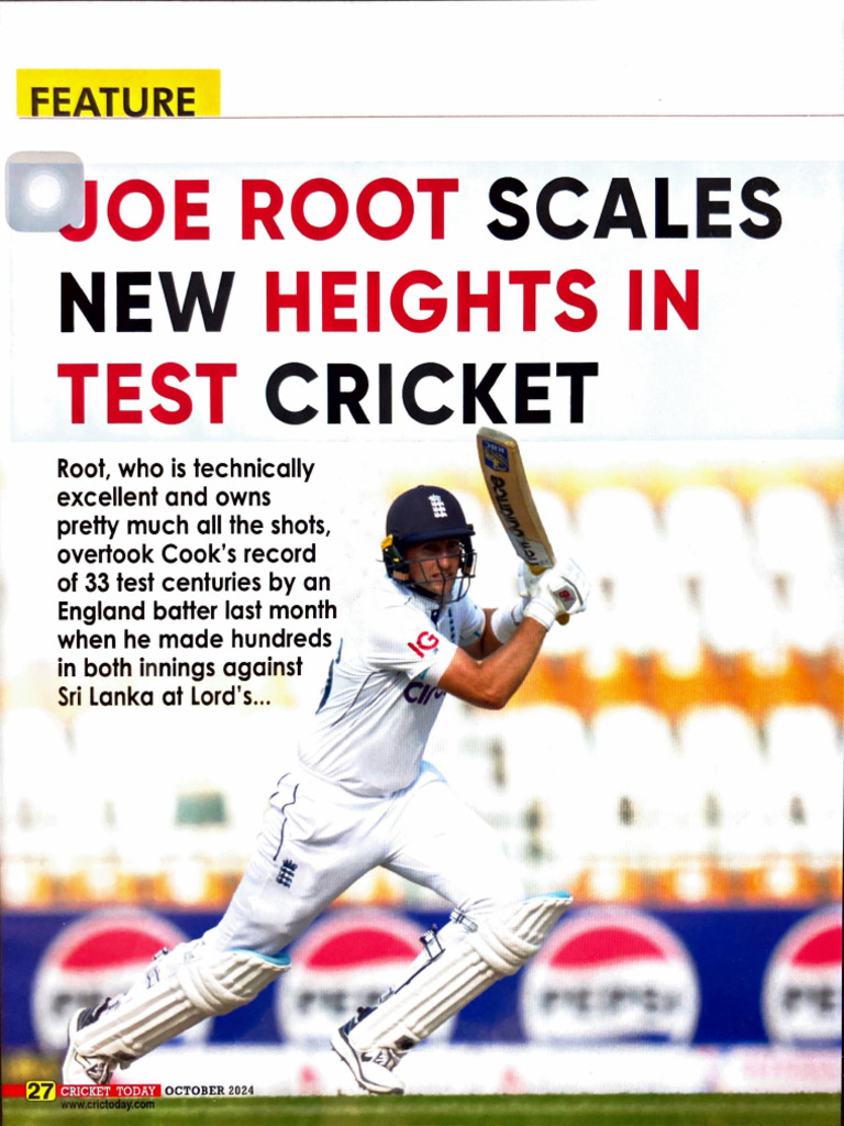 Cricket Pdf 2- 2024 | PDF | England Cricket Team | Sports