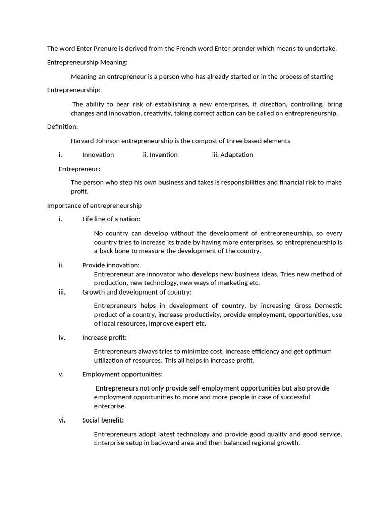 Enter Prenure | PDF | Business | Social Science