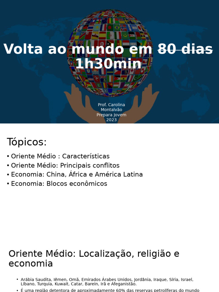 Volta Ao Mundo em 80 Dias 1h30min | PDF | Oriente Médio | Irã