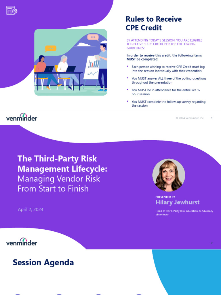 1.2024 04-02 Venminder - The Third Party Risk Management Lifecycle ...