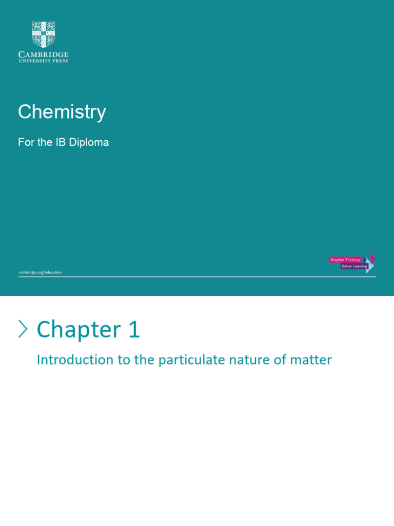IB CHEM TR Unit1 Powerpoint | PDF | Mixture | Chemistry