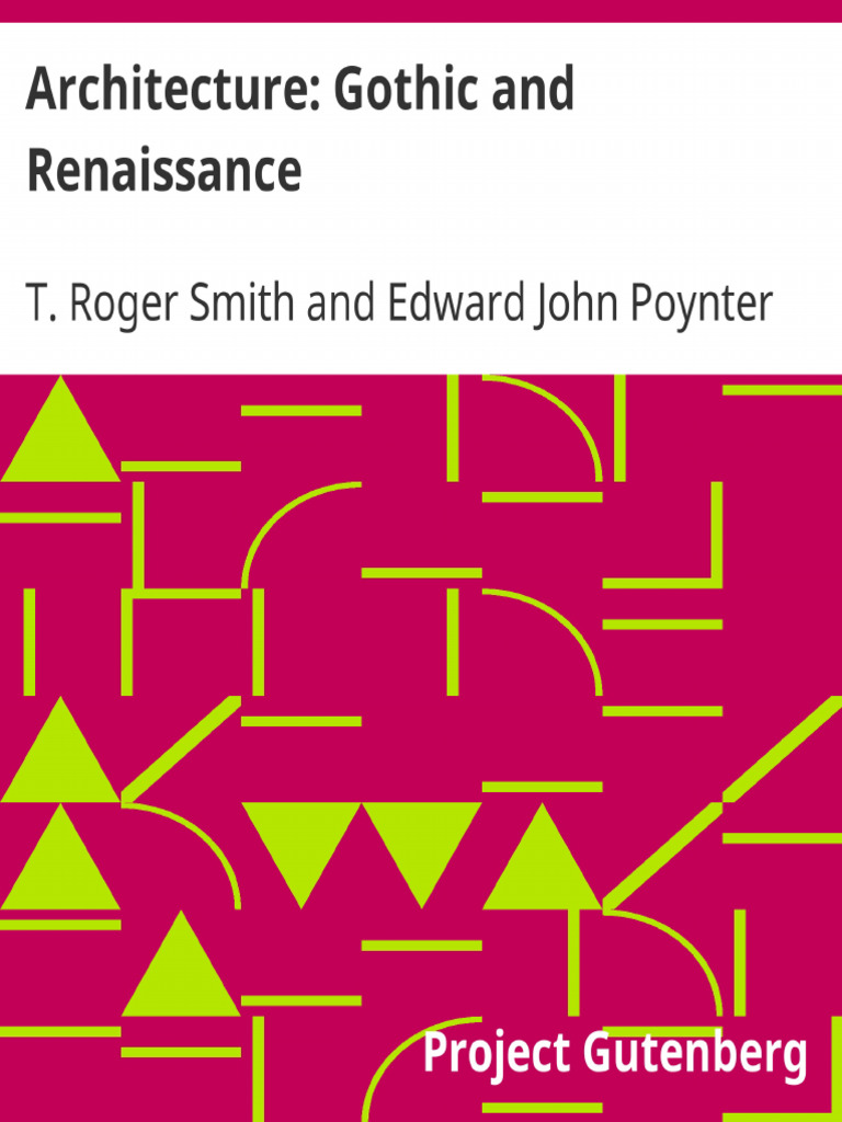 SMITH, T.R. (2010) - Architecture. Gothic and Renaissance (2010) | PDF ...