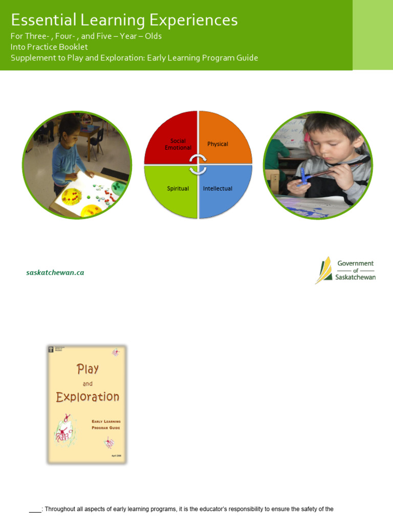 Essential Learning for Preschoolers | PDF | Learning | Preschool
