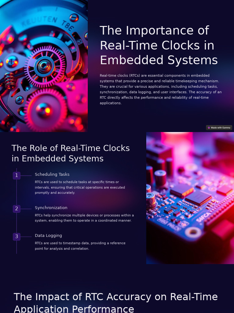 The Importance of Real Time Clocks in Embedded Systems | PDF | Real ...