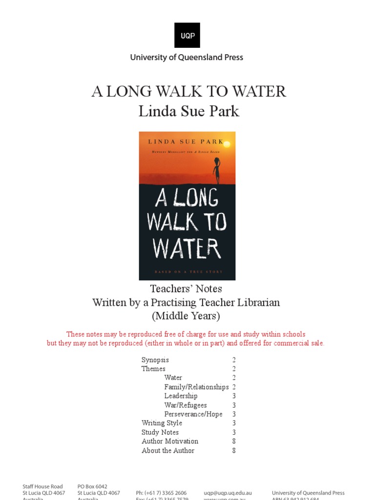A Long Walk To Water Study | PDF | Sudan | English Language