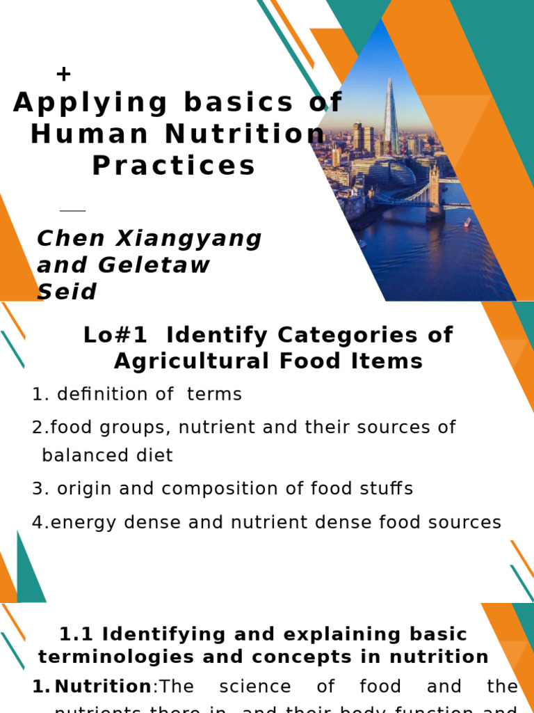 (ABHN) Applying Basics of Human Nutrition Practices | PDF | Nutrients | Fat