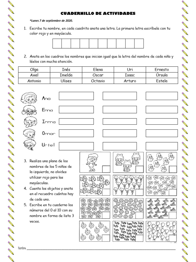 Repaso Segundo Grado | PDF