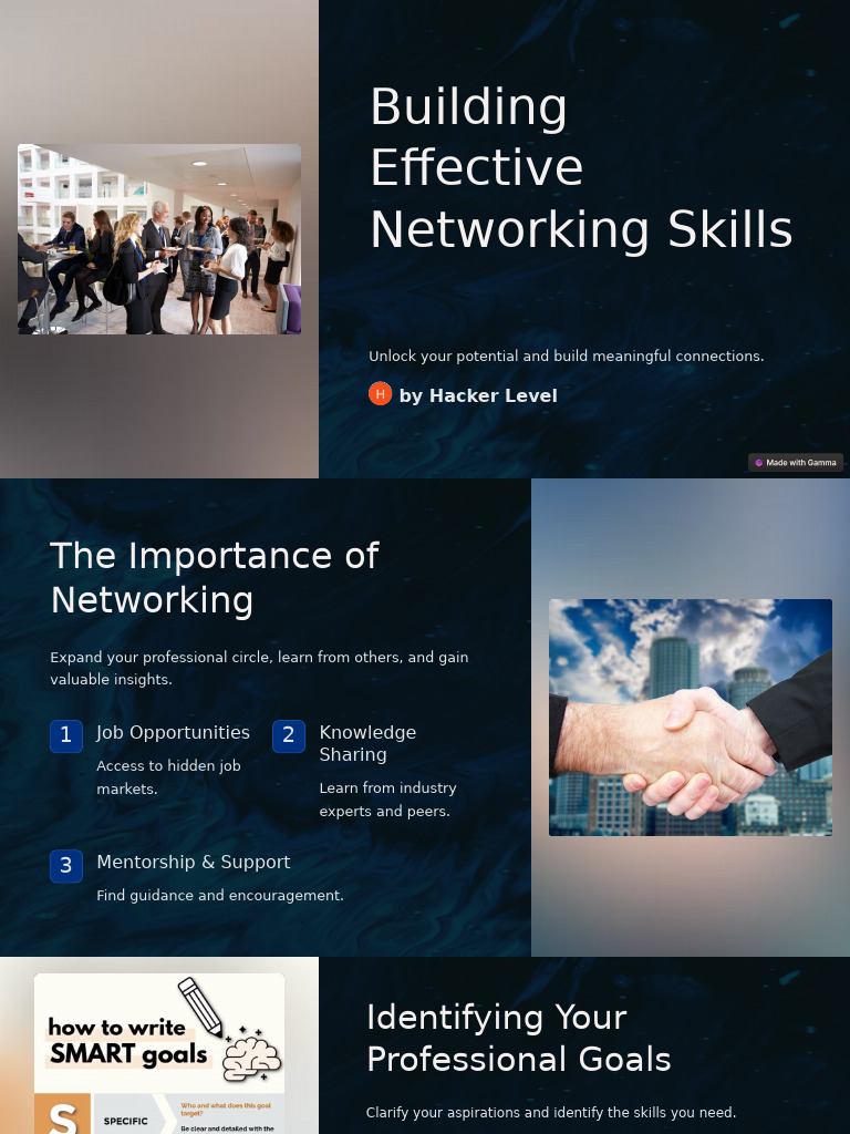 Building Effective Networking Skills | PDF | Mentorship | Linked In